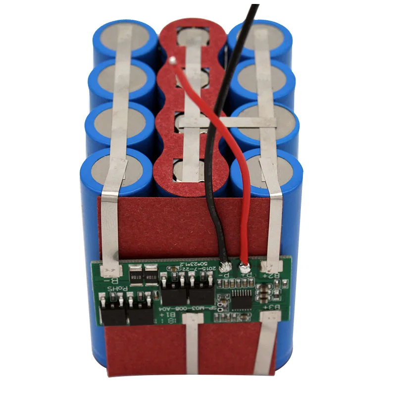 14.8v 4s3p 18650 6000mah Ternary Lithium Battery Plus Protective Plate ...