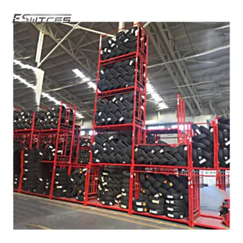 Warehouse Management Collapsible Stacking Pallet Truck Tyre Storage ...