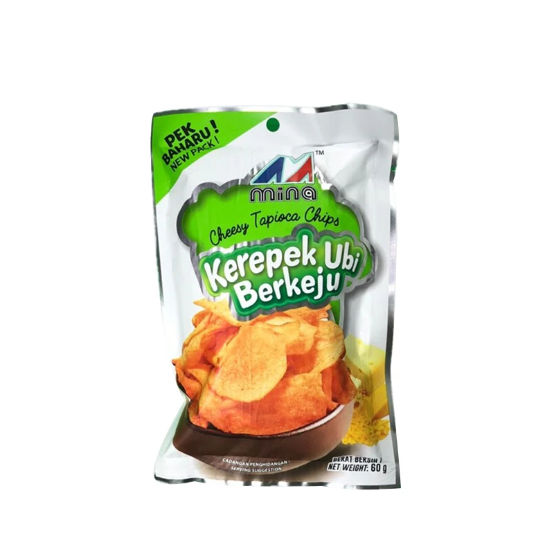 Standard Qualify Mina Tapioca Cracker Chips Cheese Flavour Halal ...