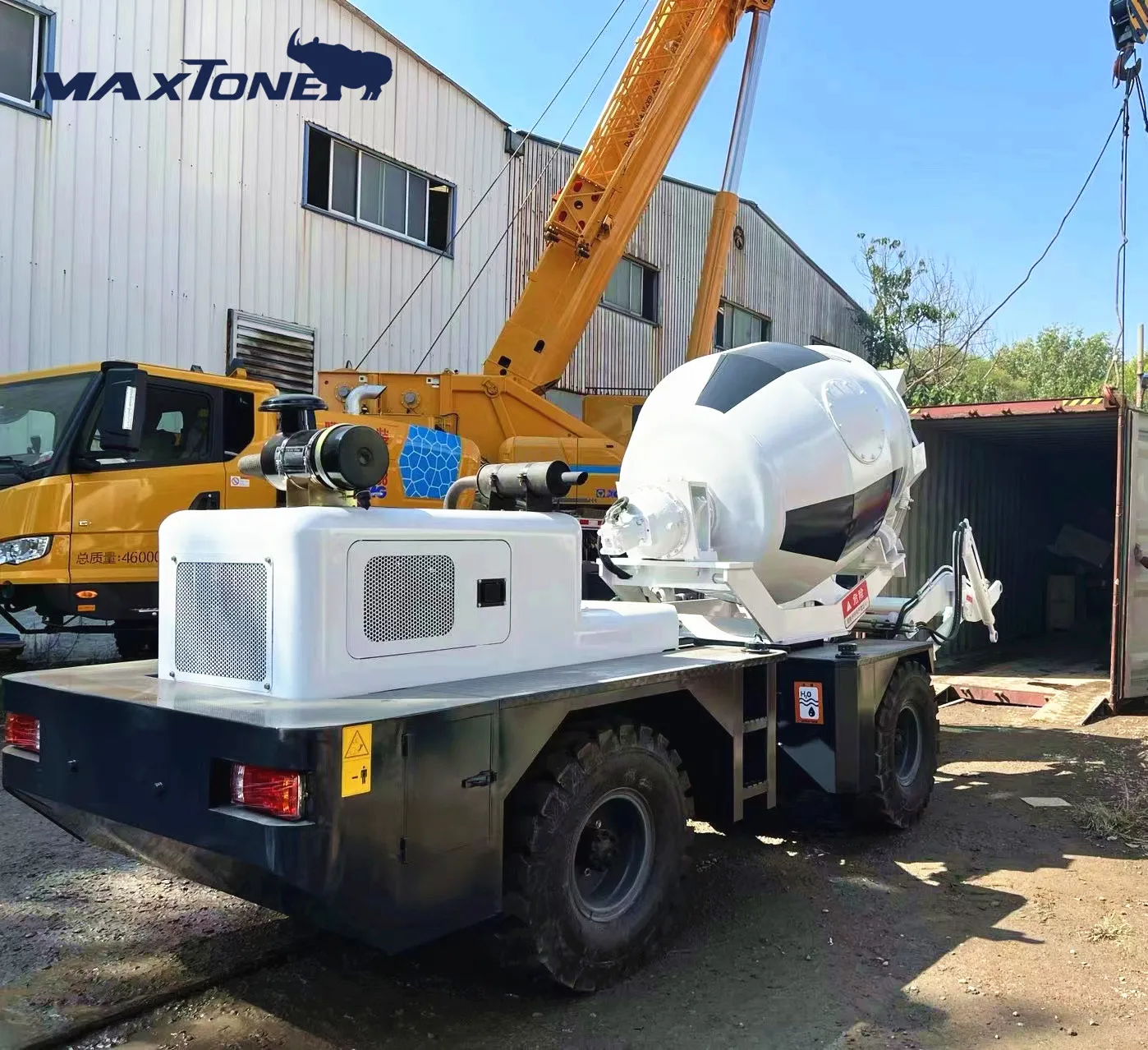 Epa4 Europe 5 Diesel Engine 4wd Self Loading Concrete Mixture Machine ...