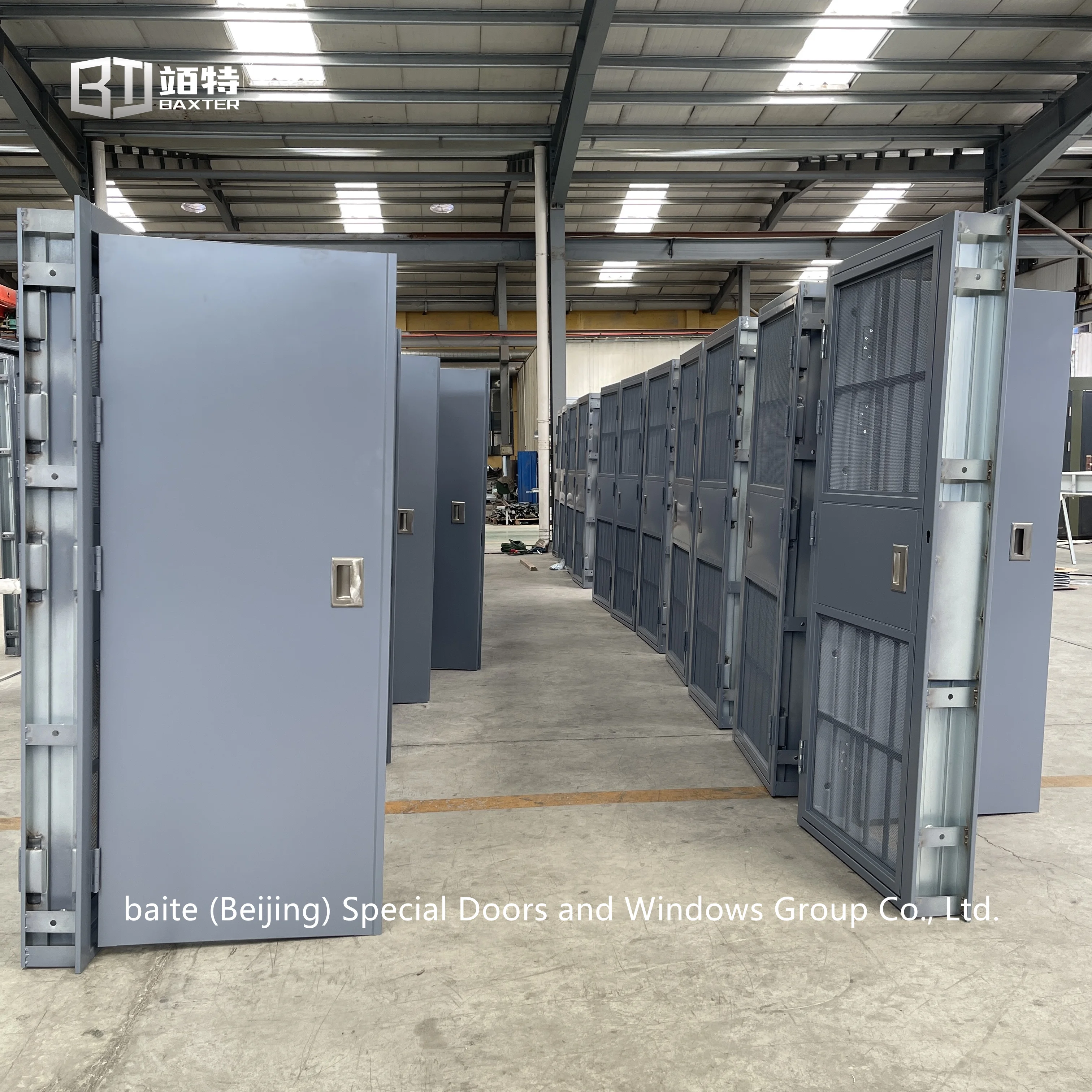 Manual Steel Prison Door For Detention Center And Drug Rehabilitation ...