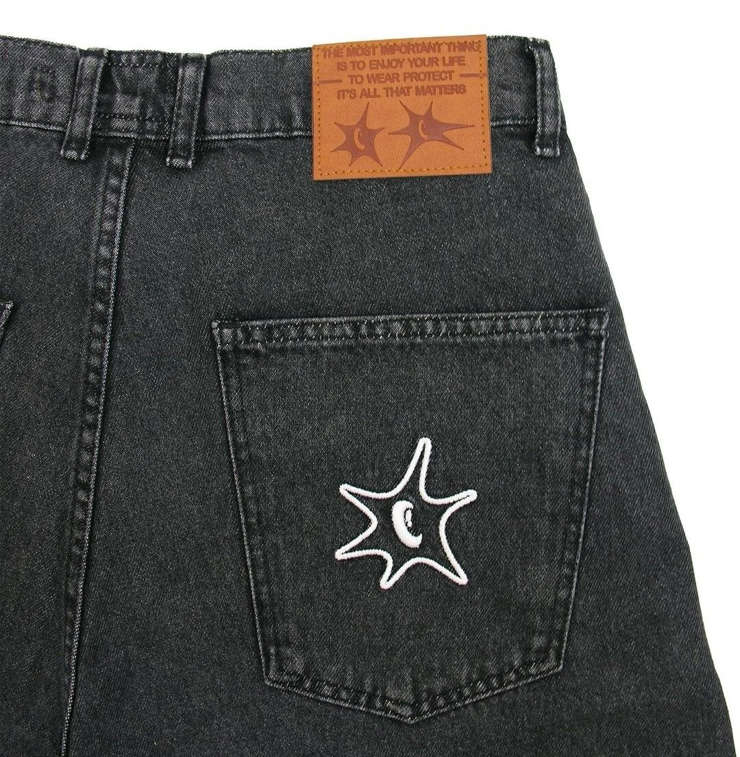 Custom Design Summer Y2k Pure Cotton Denim Washed Shorts Street Wear ...