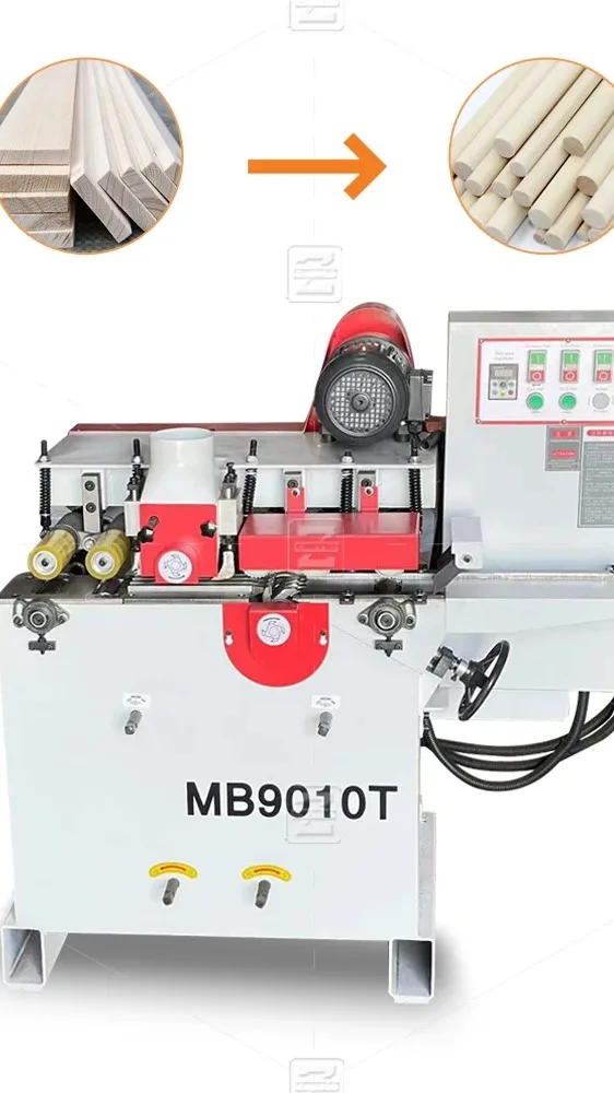 Zzchryso Wooden Shovel Handle Round Shape Wood Rod Making Machine ...