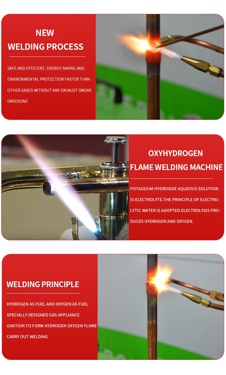 Hho Generator Welding Oxy Hydrogen Flame Soldering Machine