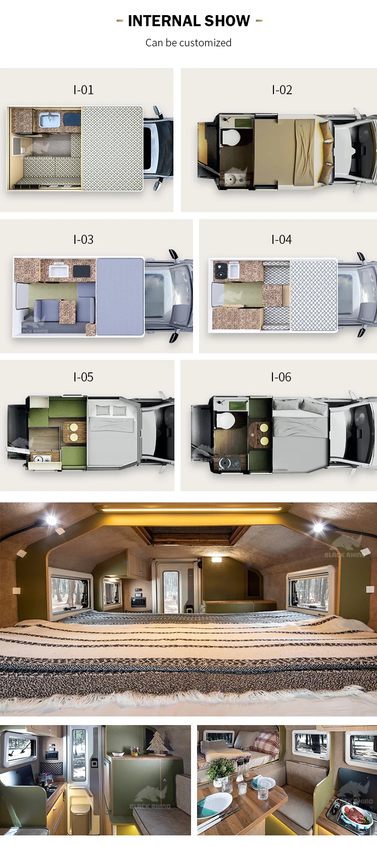 OTR Modern Rvs Camper - Slide in Camper for Pick up Truck