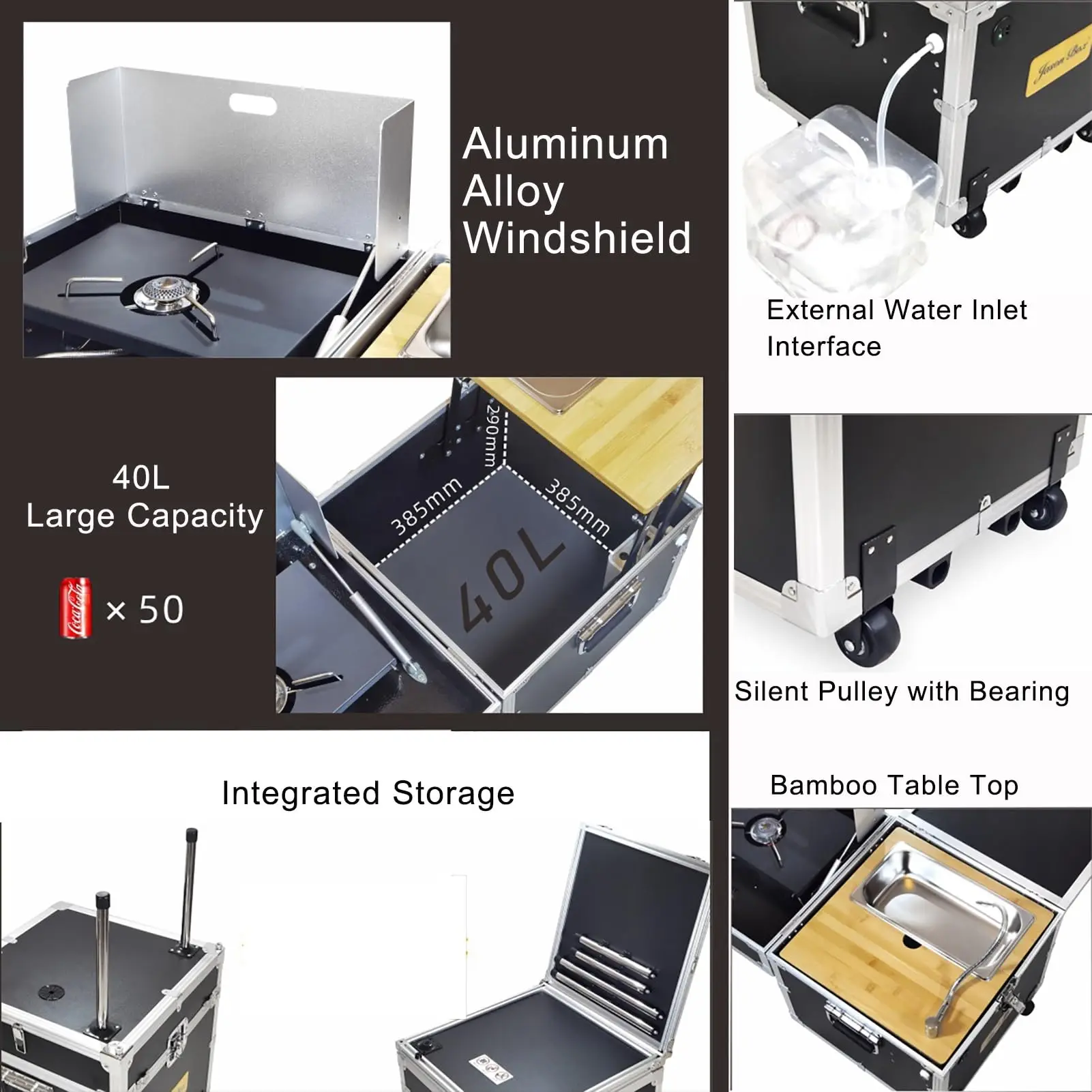 Portable Camping Kitchen - Ultimate Outdoor Cooking Set