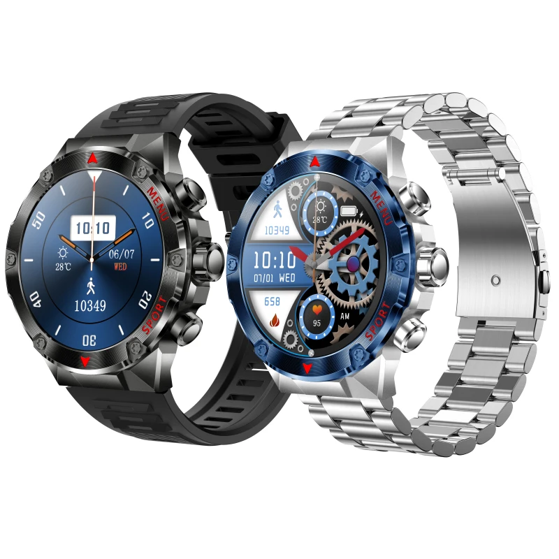 400mAh Battery Smart Watch H27 Full Touch Amoeld Screen Business Stype ...