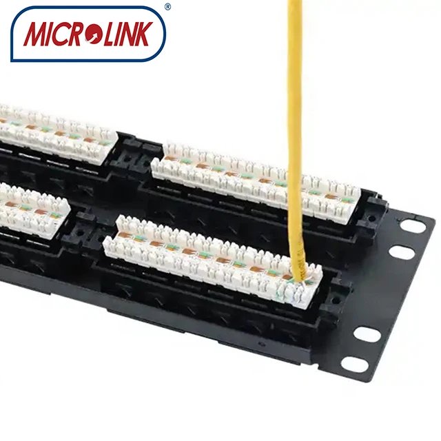 Detachable 48 Port Cat5 Patch Panel Rack Utp Cat5e Non Shielded Rj45 ...