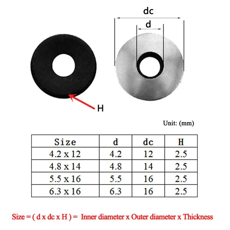 Fastener Epdm Rubber Black Gray Bonded Sealing Washer Ss304 ...