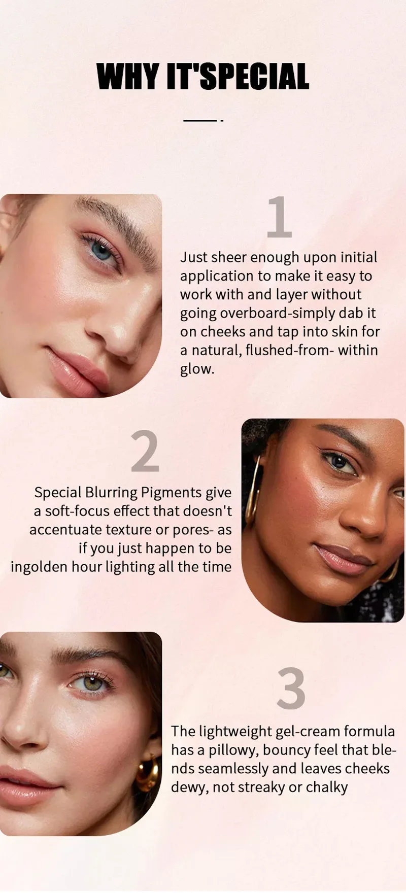 Cruelty Free Vegan Waterproof Liquid Cheek Blush Private Label Lip ...