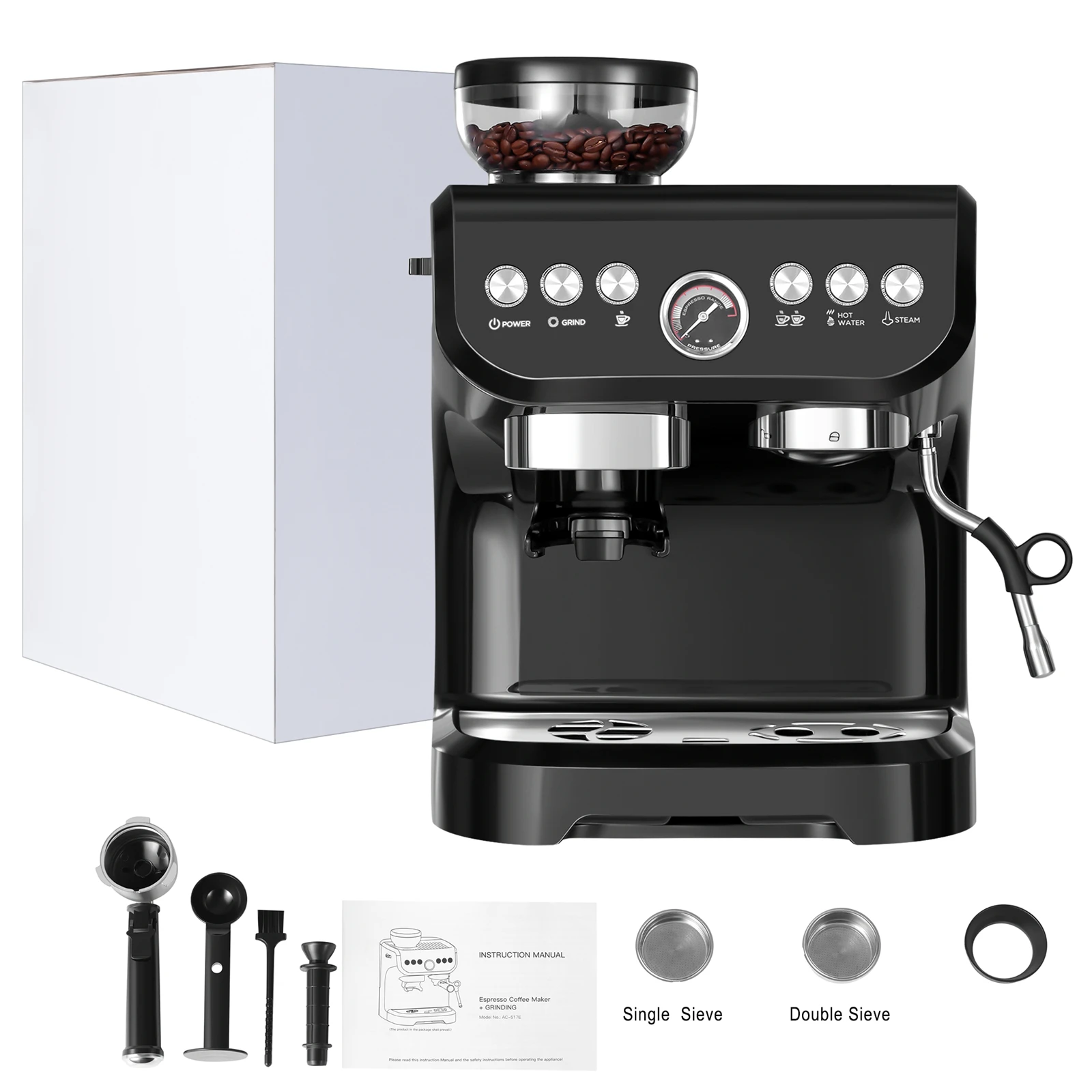 USA Warehouse Wholesale High Quality Roaster Espresso Coffee Machine ...