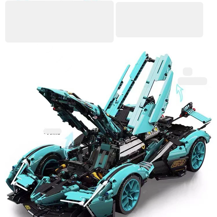 Wholesale Lego Lamborghini Concept Sports Car Model High Speed Racing ...