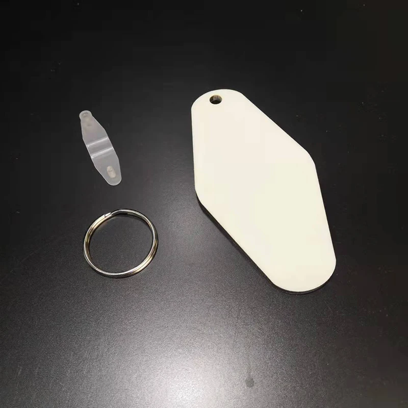 Personalized Acrylic Hotel Keychains Sublimation Blanks Hotel Key ...