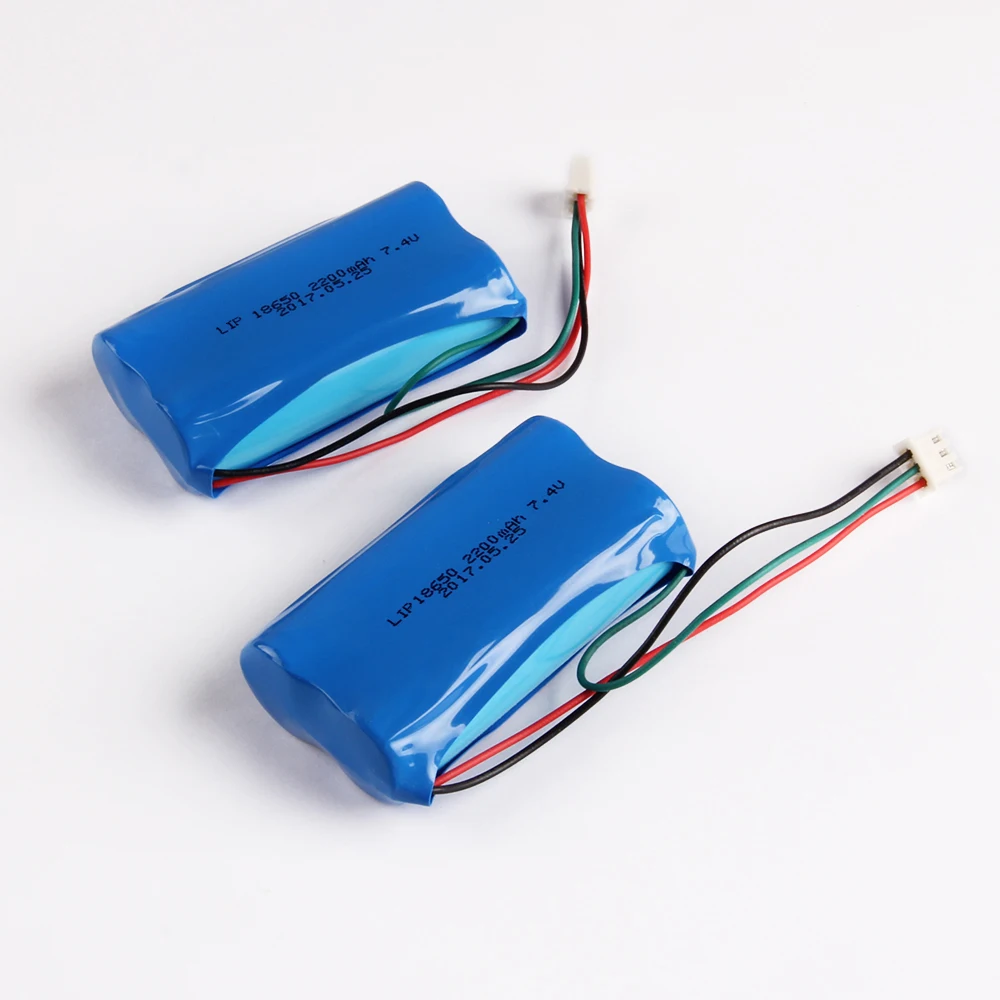 7.4v Battery Pack Rechargeable 2s 2s1p 2000mah 2200mah 2400mah 3500mah ...