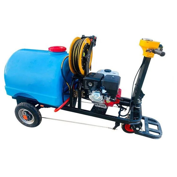 Garden Motorized Spraying Agricultural Spray Trolley Pesticide Pump ...