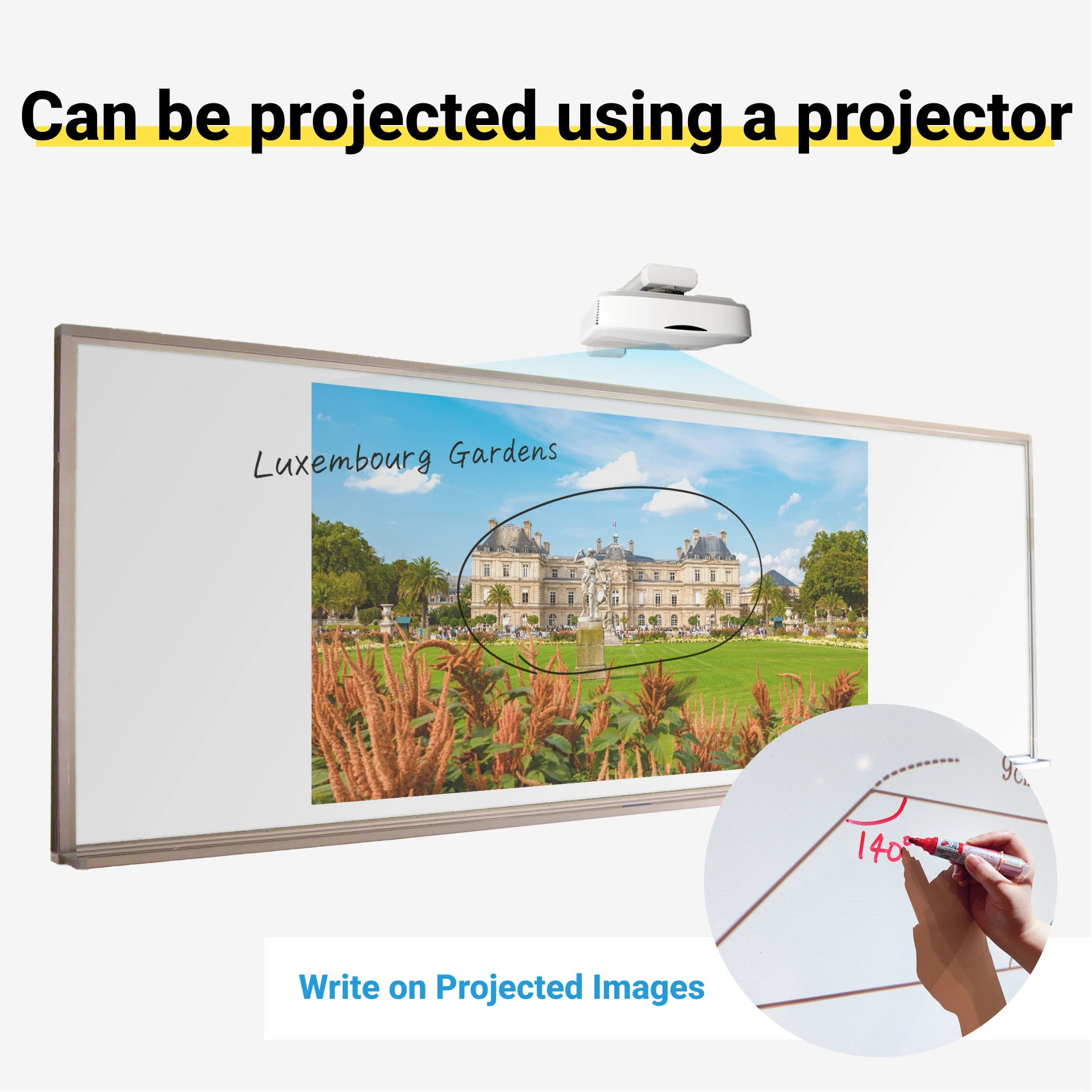 Japan Projection-compatible Classroom White School Furniture Whiteboard ...