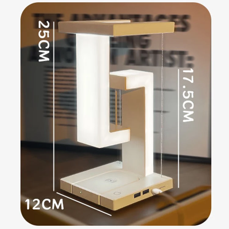 Anti Gravity Reading Deskt Light Magnetic Levitation Table Lamp for ...