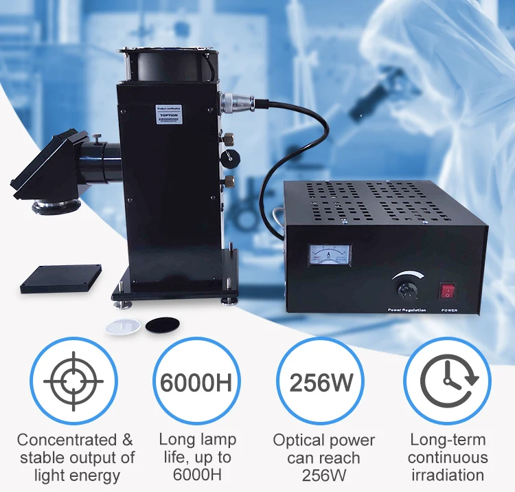 TOPTION 300w Photochemical Reactor - High Efficiency Xenon Lamp