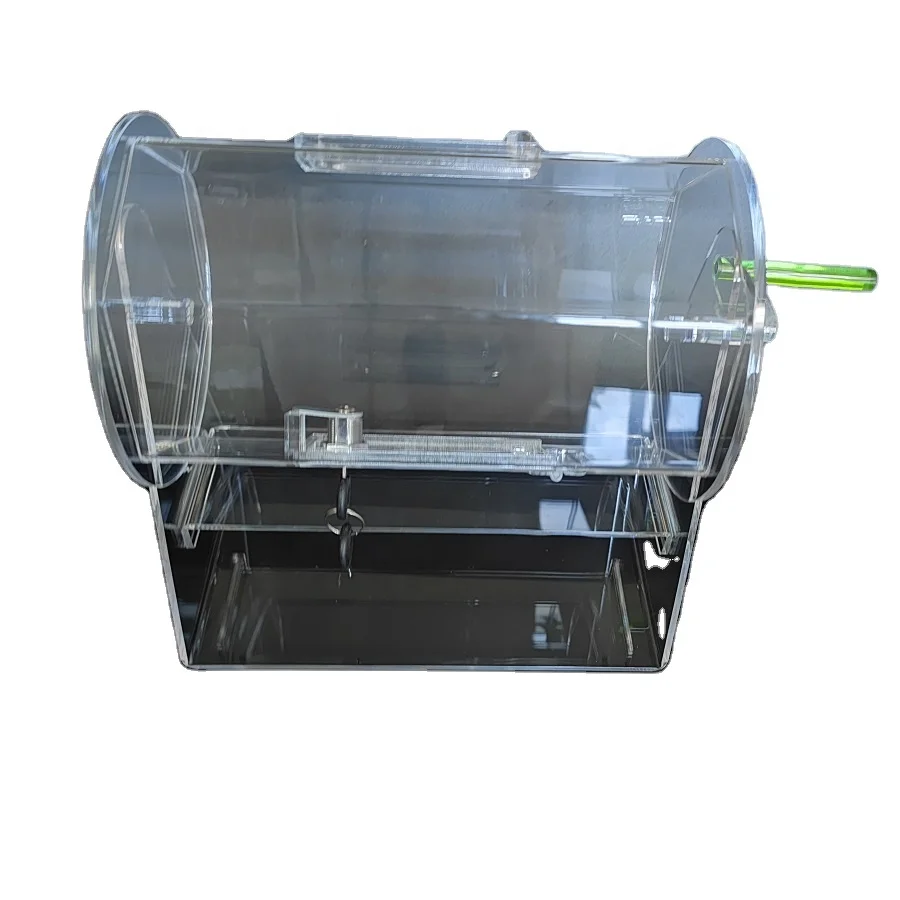Custom Clear Acrylic Lockable Lucky Draw Display Rack For Storefronts ...