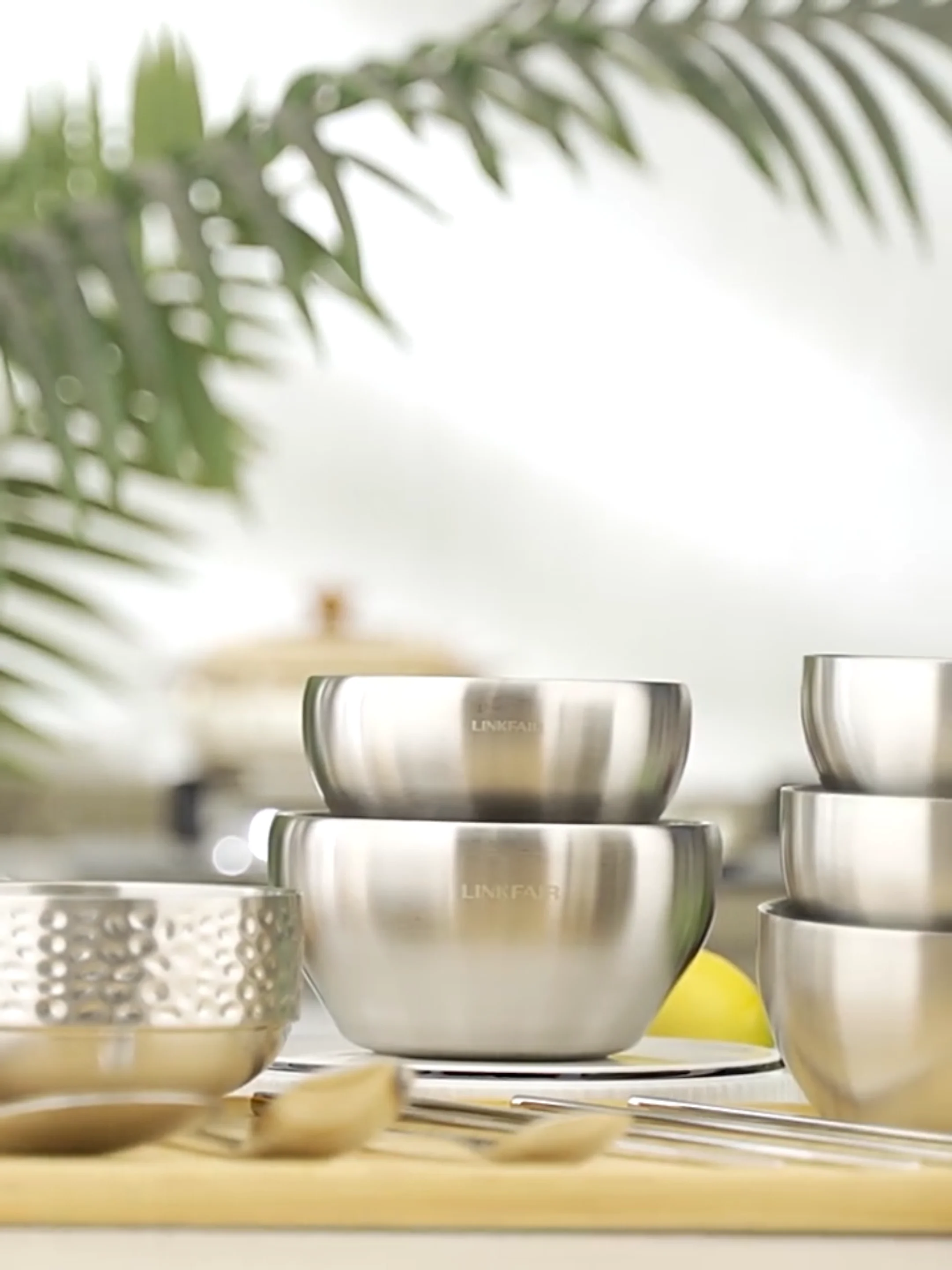 Food Grade Stainless Steel Rice,Soup Bowl Heatproof Double-deck Bowl ...