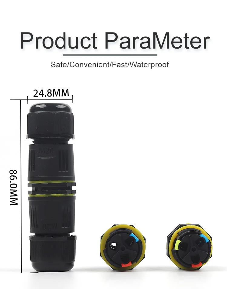 M20 IP68 Quick Terminal Adapter Wire Connectors Electrical Cable ...