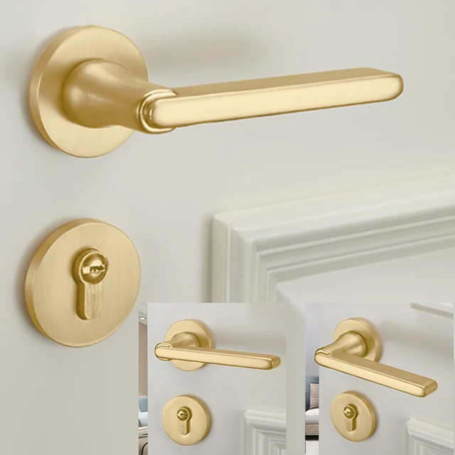 Sturdy Gold Heavy-duty Commercial Door Lever Lock At Wholesale Pricing ...