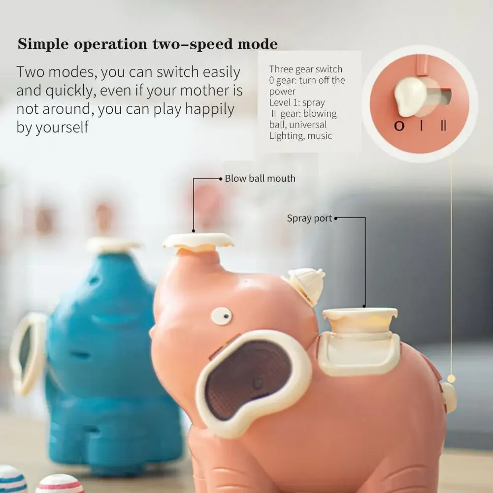 Humidifier Electric Musical Light Effect Walking Elephant Blowing ...