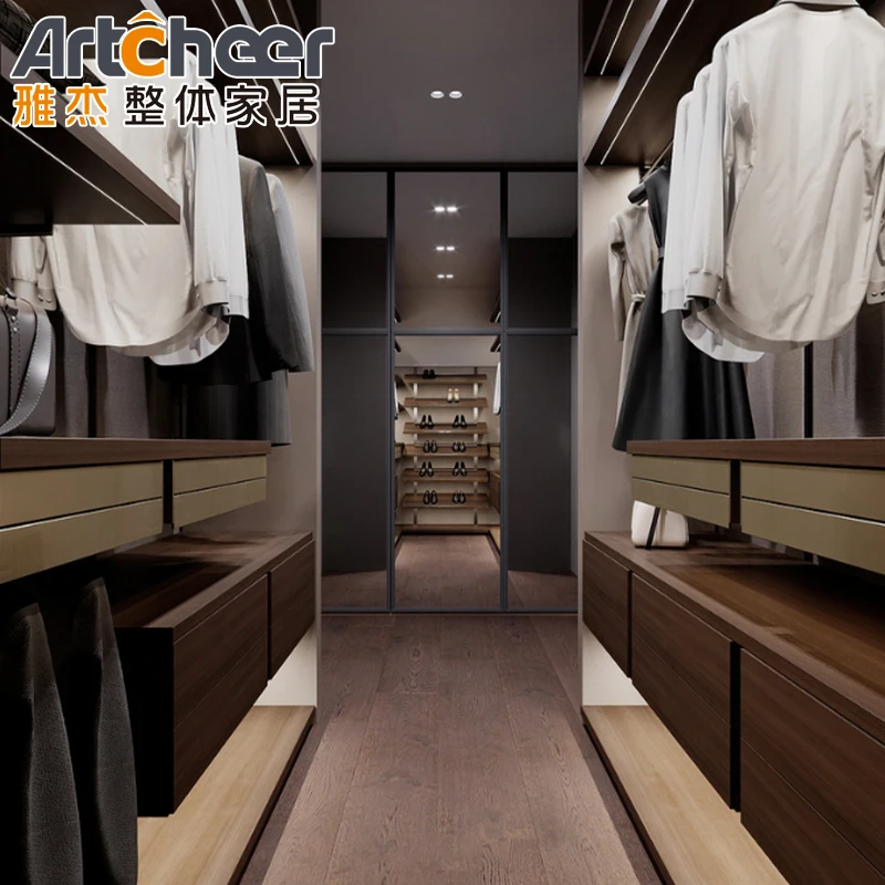 Walk In Closet Sliding Door Aluminum Profile Luxury Style - Buy Walk In ...