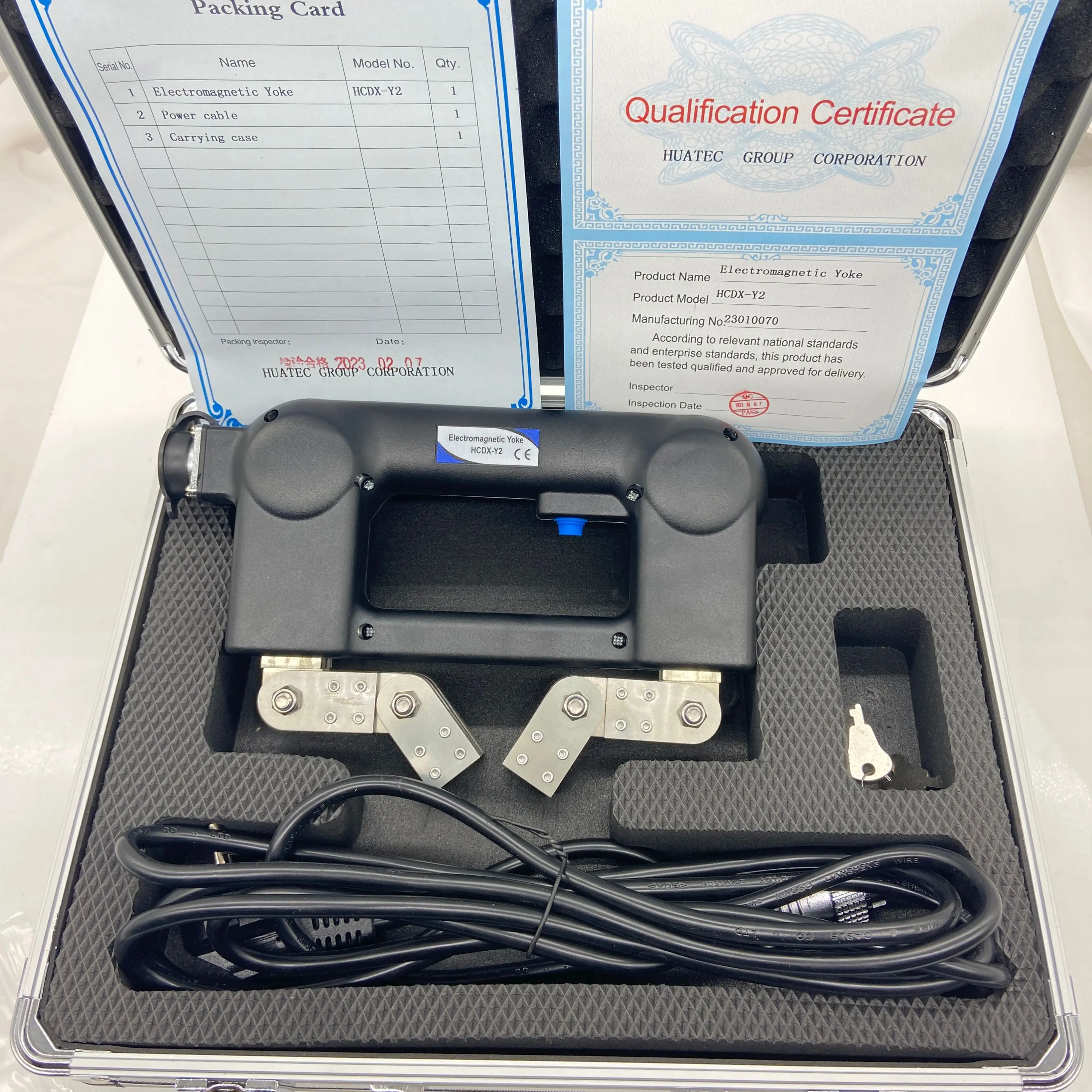 HCDX-Y2 AC Portable Magnaflux Electromagnetic Yoke - 1 Year Warranty