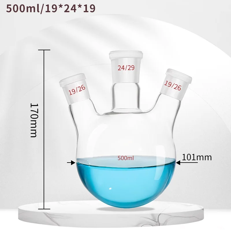 Lab Glassware Glass Flask Chromatography Reservoir with High Vacuum ...
