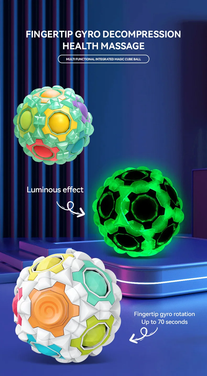 Novedades 2023 New Arrivals Fidget Ball Massage Toys Anti-pressure Popper Sensory Toys Cube ...