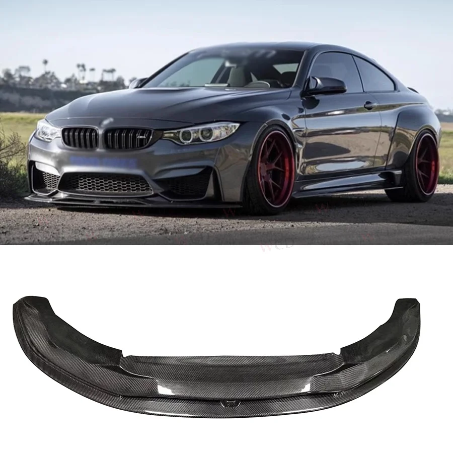 PSM Style Carbon Fiber Front Lip For BMW F80 M3 F82 M4 F83 M4 2014-2019 ...