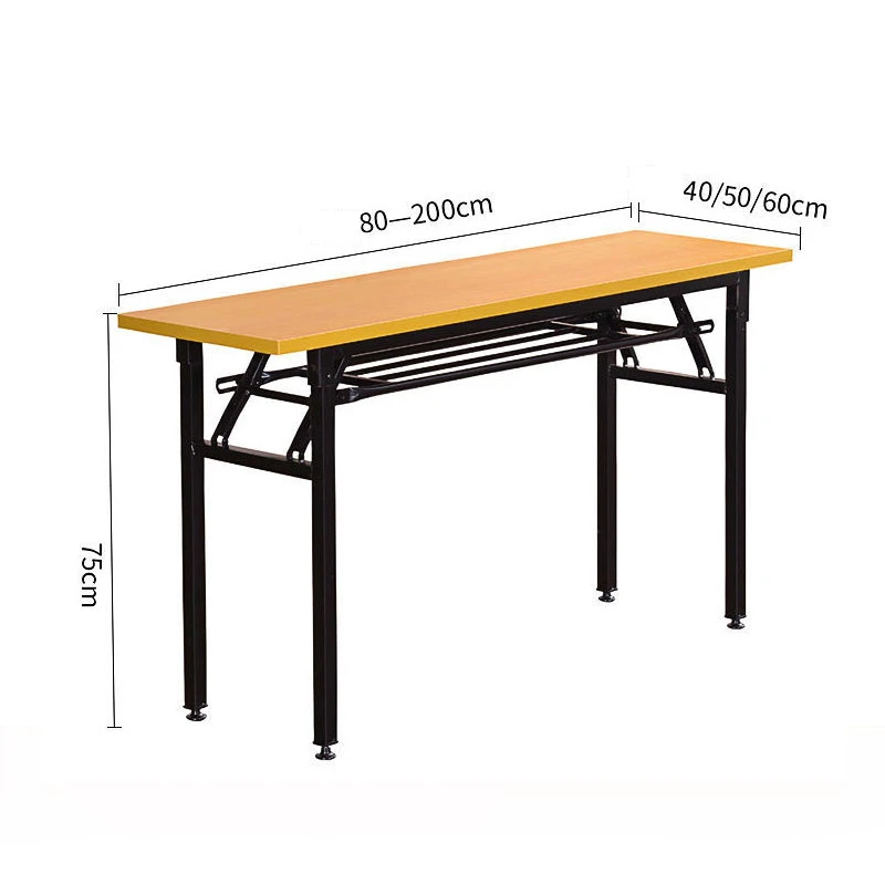 Modern Design Rectangular Simple Folding Table Foldable School Desk ...