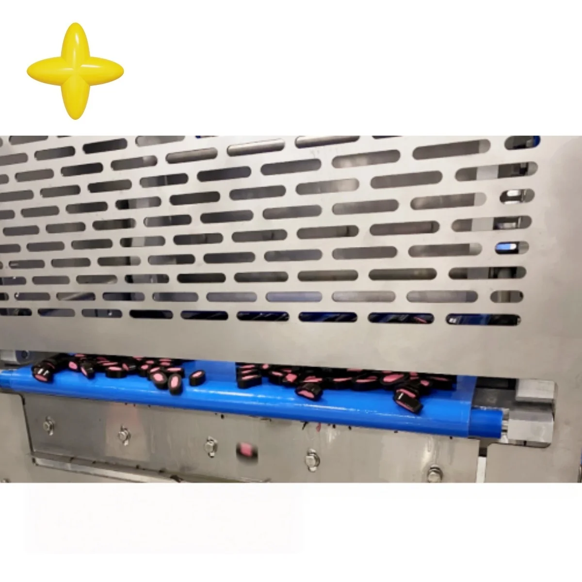 Extruded Licorice Rope Candy Making Machine Rainbow Sour Belt with ...