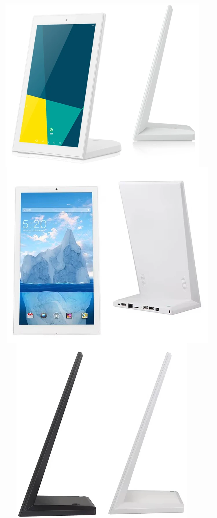 14 Inch L Type Desktop Capacitive Touch WIFI Bluetooth RJ45 POE Power ...
