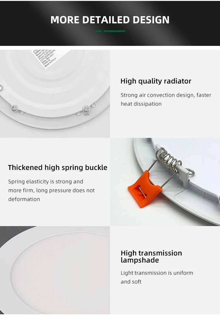 Plafon Led De Sobrepor Surface Mounted Led Panel 12w 18w 24w 36w Round ...