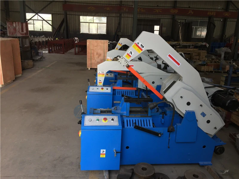 Cut Metals Horizontal Hacksaw HS7132 Power Cnc Aluminum Sawing Machine