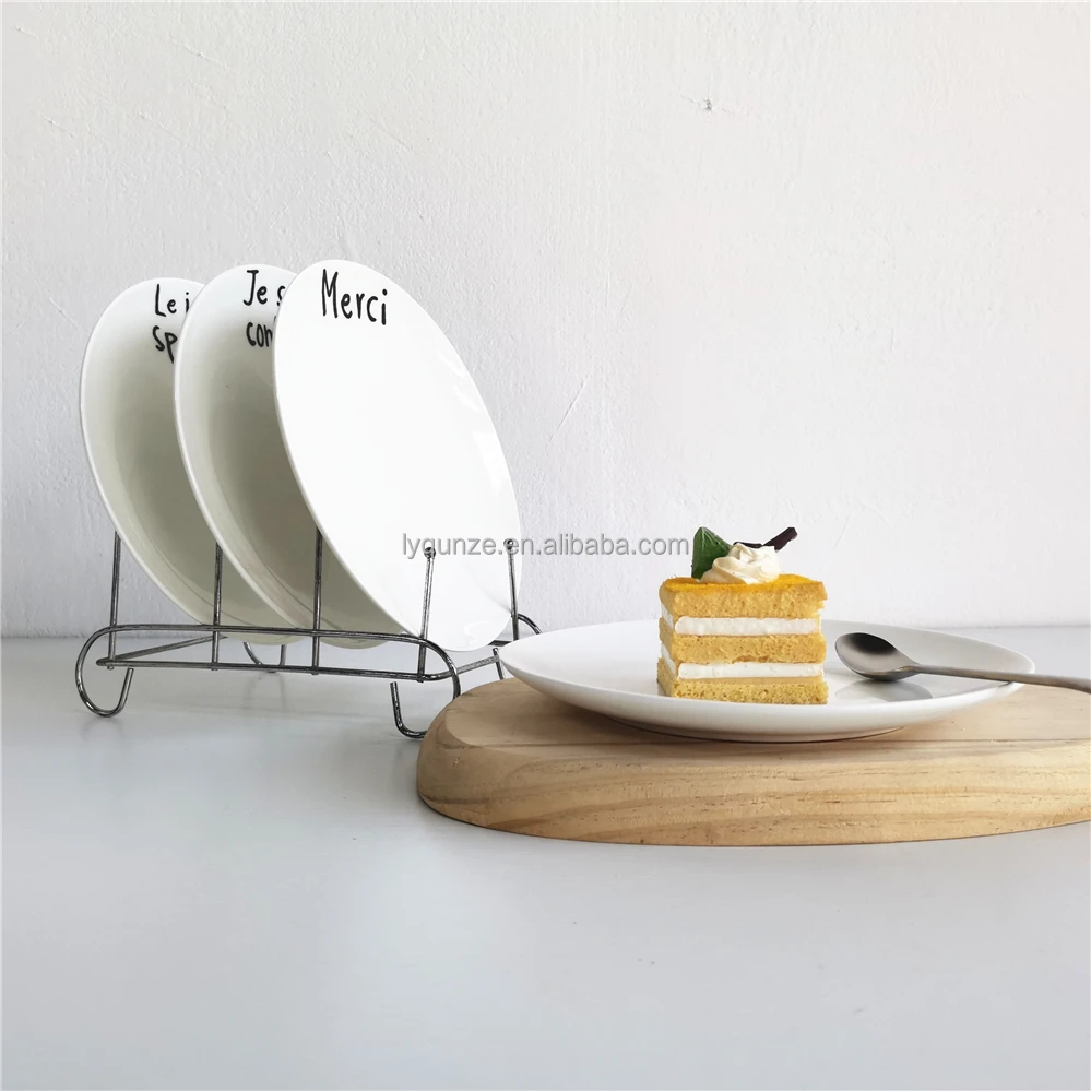 White Ceramic Plate Ceramic Round Coupe Plates Size Ceramic Plate - Buy ...