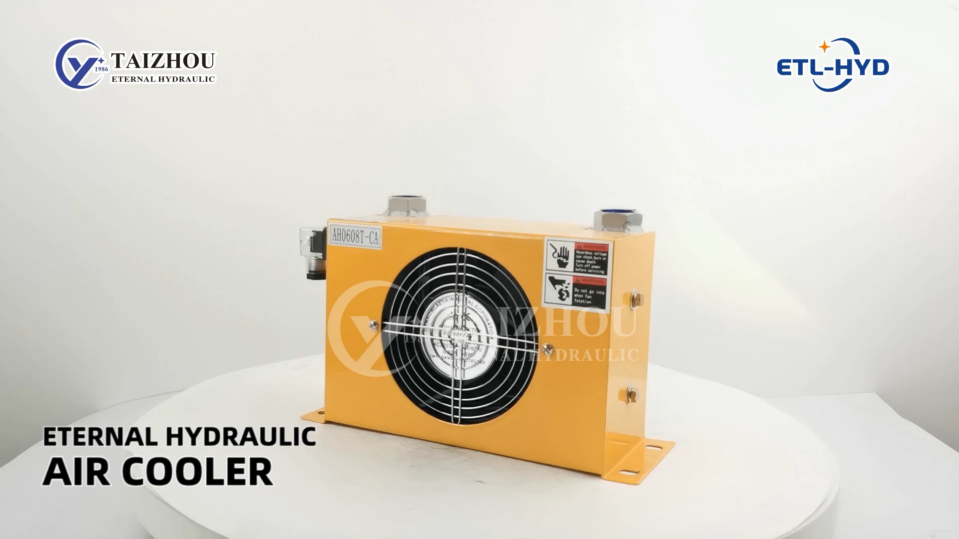 Free Shipping Ah1012t-ca220v Hydraulic Air Cooler Ah Series Air-cooled Aluminum Oil Cooler Fan ...