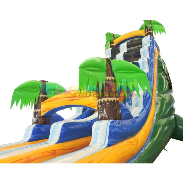Wholesale Price Commercial Giant Dry Jump Party Tropical Waterslide ...