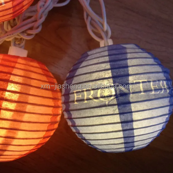 Battery Operated Paper Ball Lantern fairy String Light for Home ...
