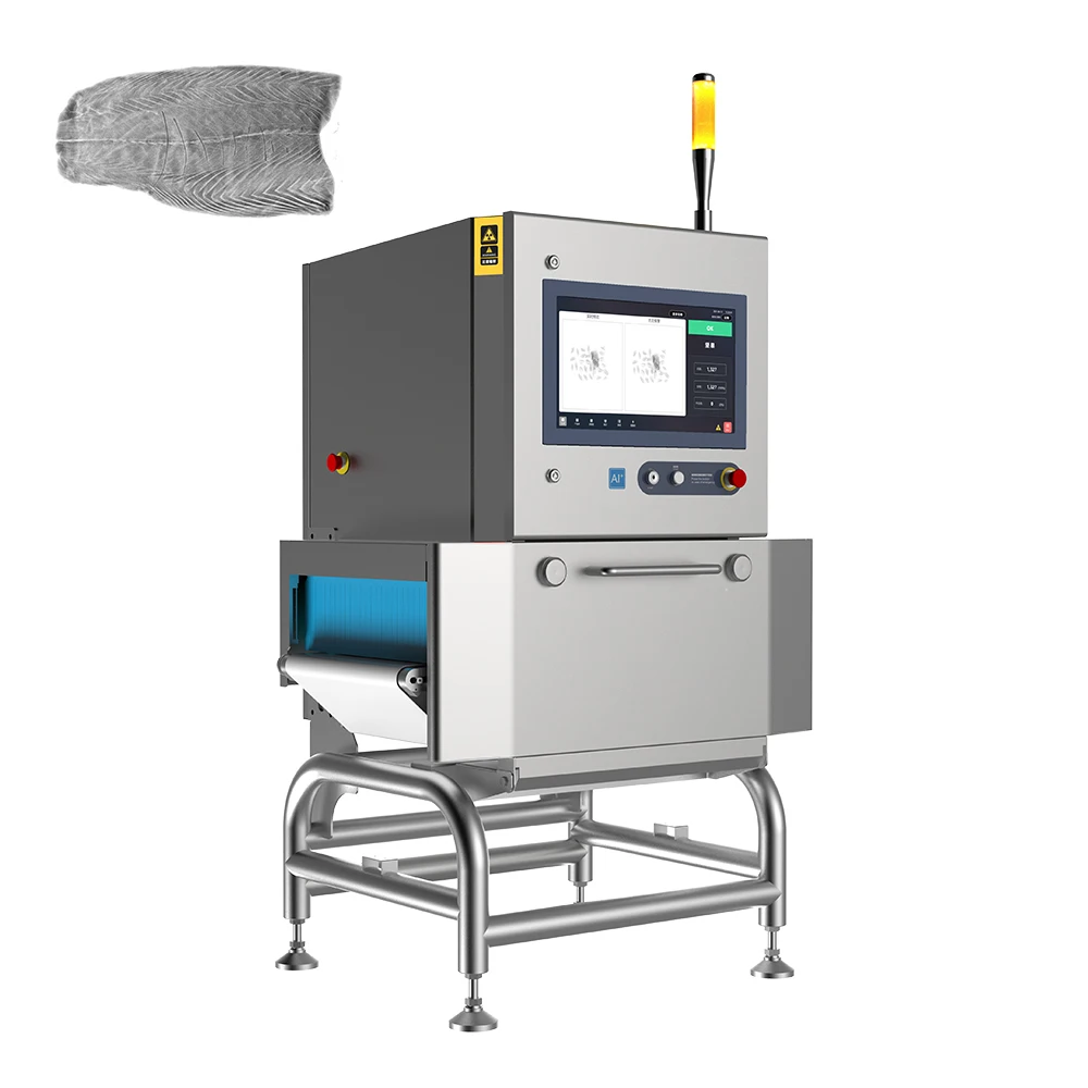 X Ray Inspection System Fish Salmon Bone Detection Automatic Alarm ...