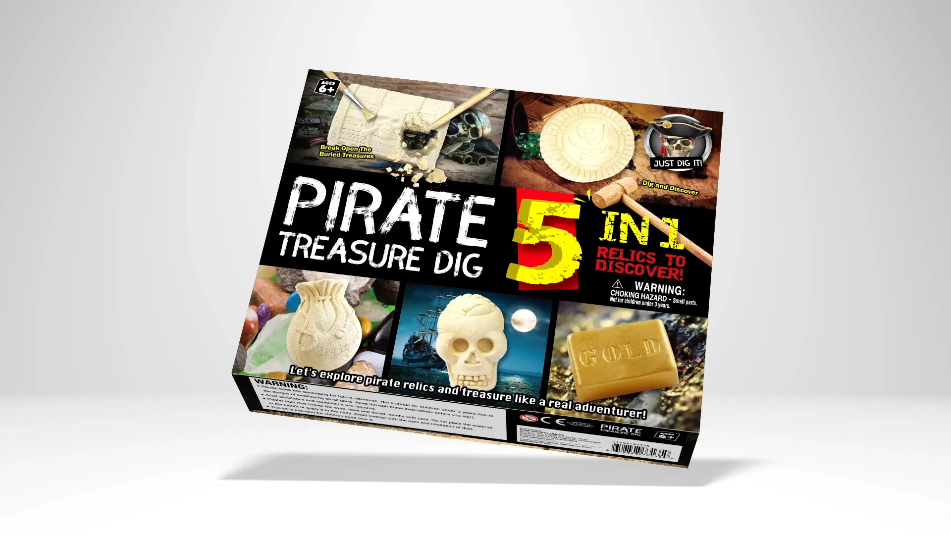 Customize Logo 5 In 1 Dig Kits Relics To Discover Just Dig It Out ...