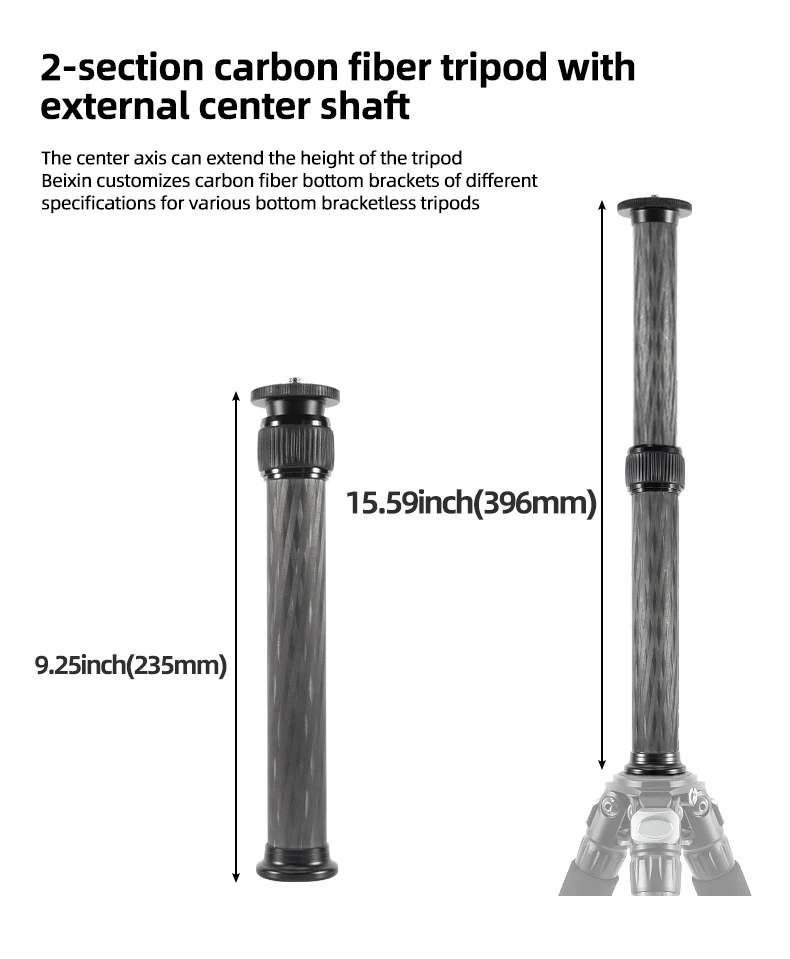 Extension Rod for Gimbal Stabilizer - Adjustable Selfie Stick