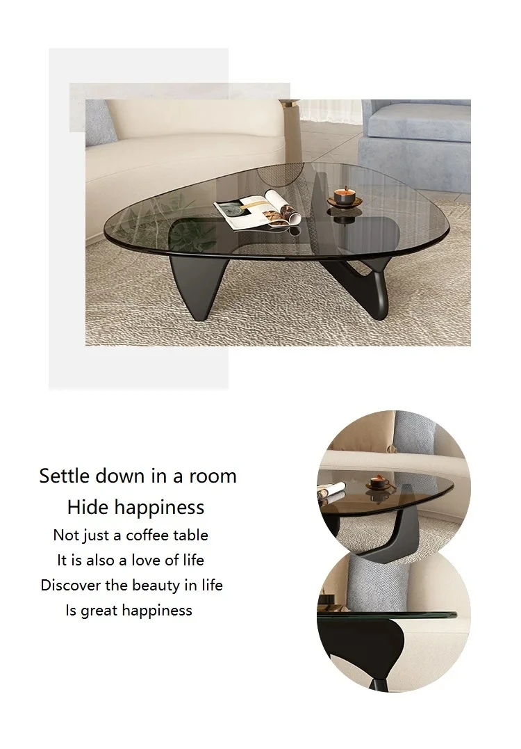 Simple Nordic Small Family Family Living Room Transparent Creative ...