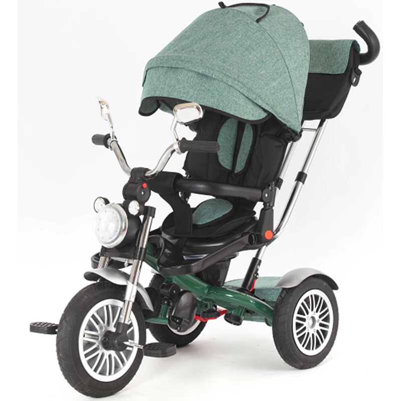 Wholesale Kids Tricycle Folding Baby Tricycle 3 Wheels Baby Rickshaw ...