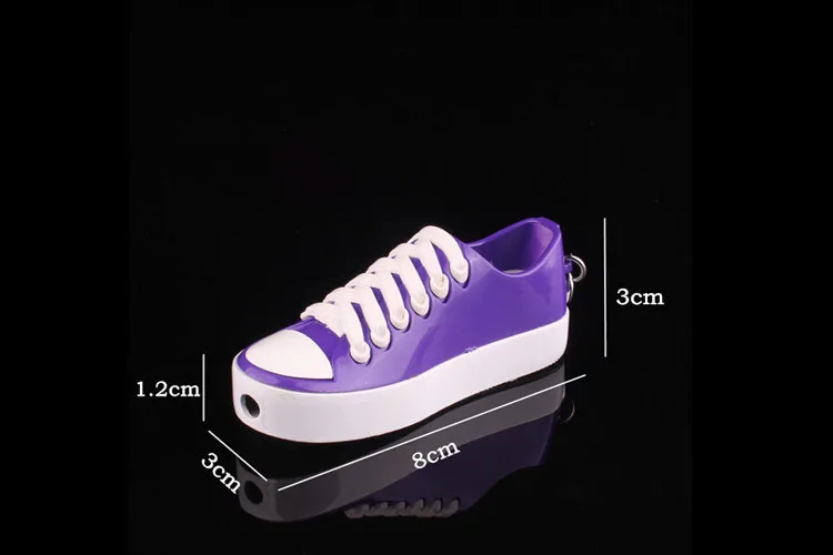 New Arrival Creative Design Canvas Shoe Shape Gas Lighter With Key ...