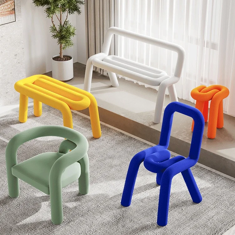 New Modern Coffee Shop U-shaped Steel Tube Leg Chair Dining Room ...
