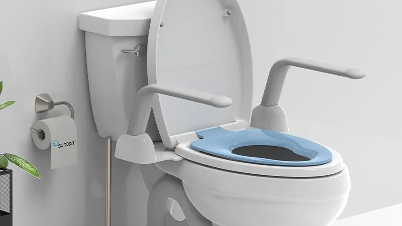 Modern Freestanding Neat Design Toilet Support Arms Foldable Handrails ...