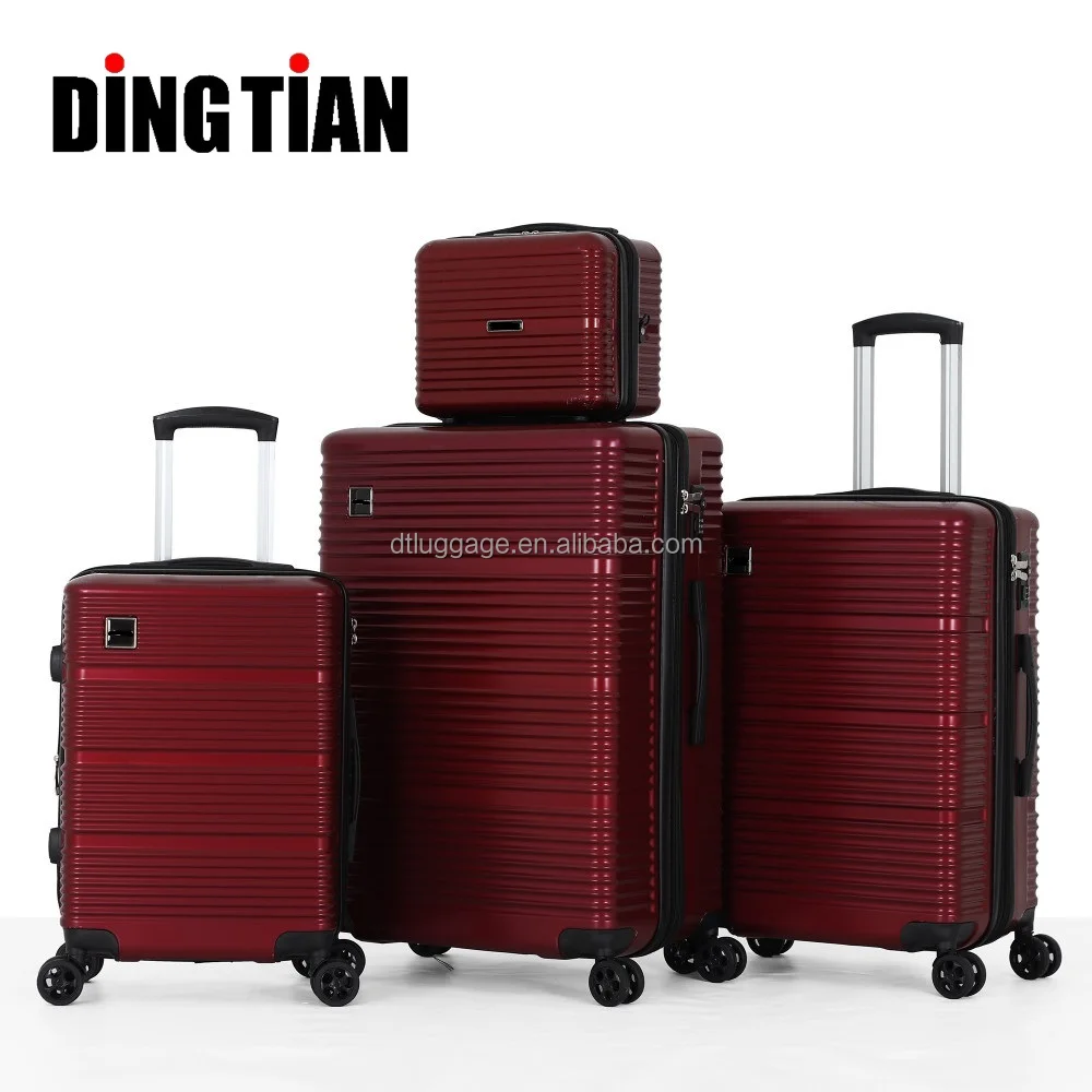 Dingtian Suitcase Luggage 20 Years Factory Wholesale Oem Odm Obm Custom 12 Pcs Removable Wheel ...